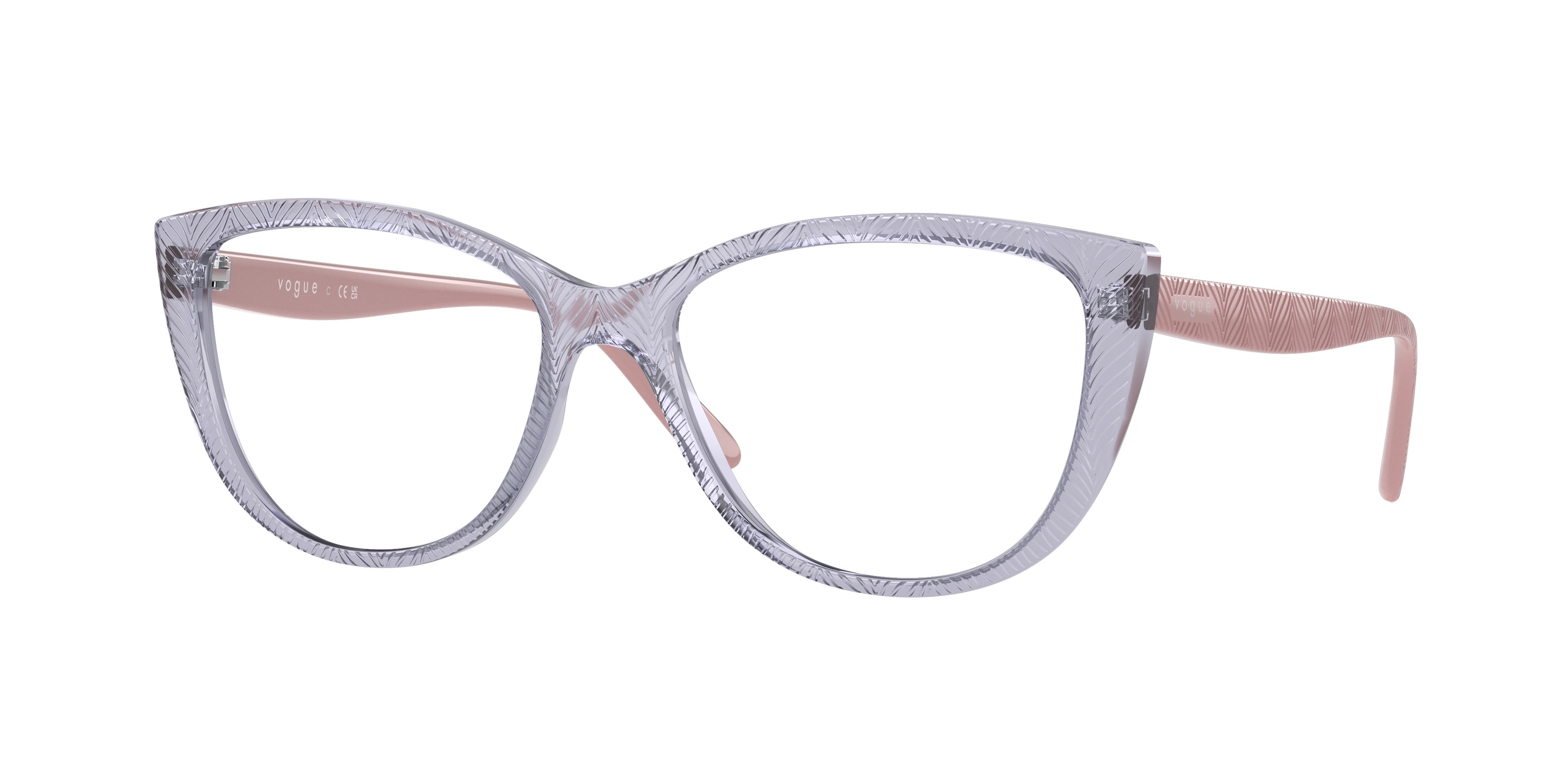 Eyeglasses Vogue VO 5485 2925 Transparent Light Violet - Walmart.com