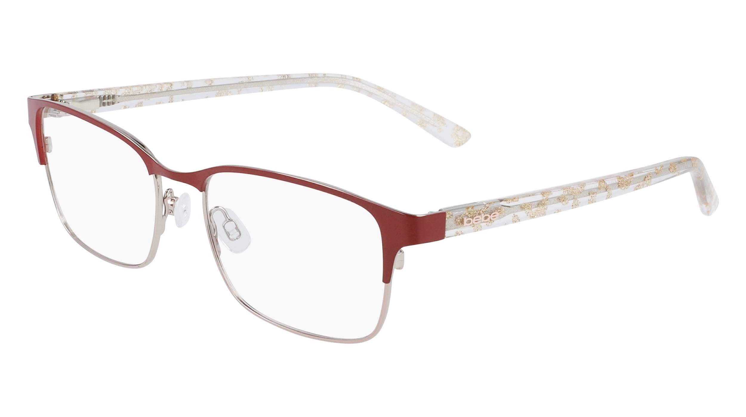 Bebe BB5190 610 Women's Burgundy Metal Full Rim Frame Eyeglasses ...
