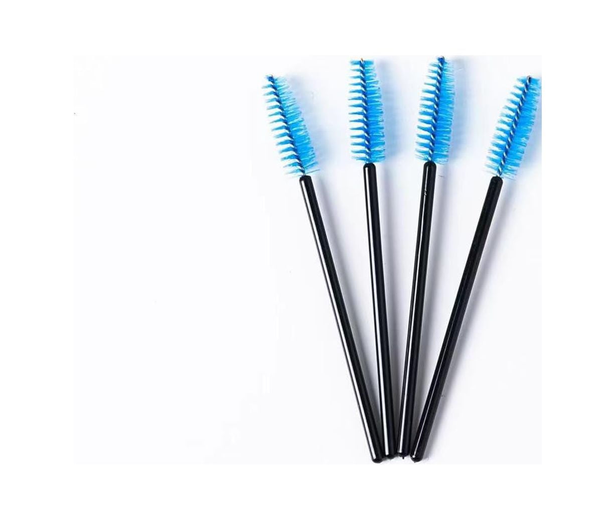 Eyelash Brush Pack of 50 Eyelash Spoolies Bendable Eyebrow Spoolie ...