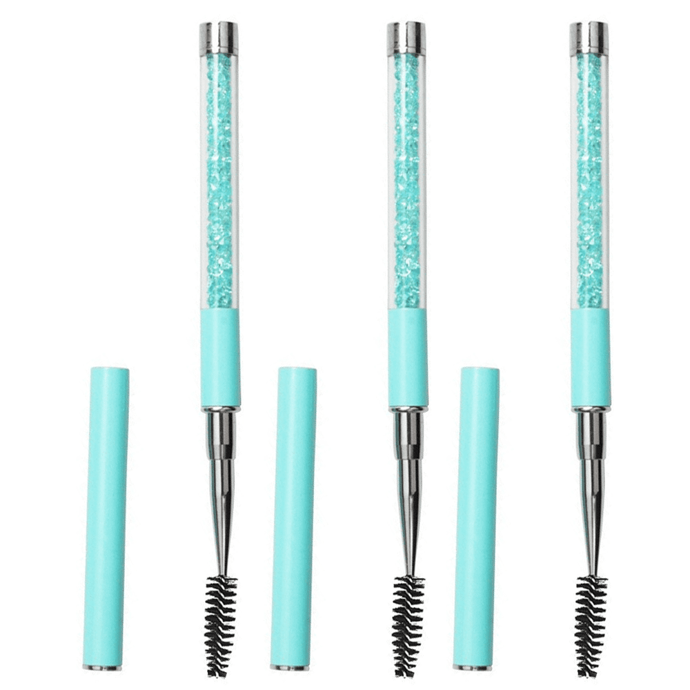 Eyelash Brush with Cap, Mascara Spoolies Reusable Brow Brushes Lash ...