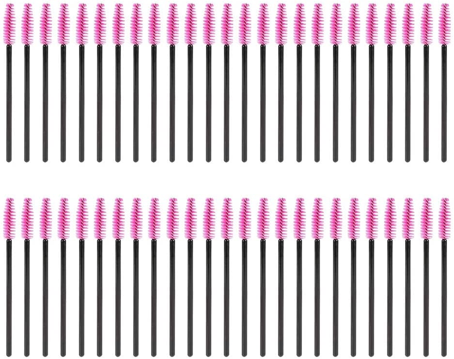 Eyelash Brushes, 7Types 50Pcs/Set Disposable Eyelashes Brush Mascara ...