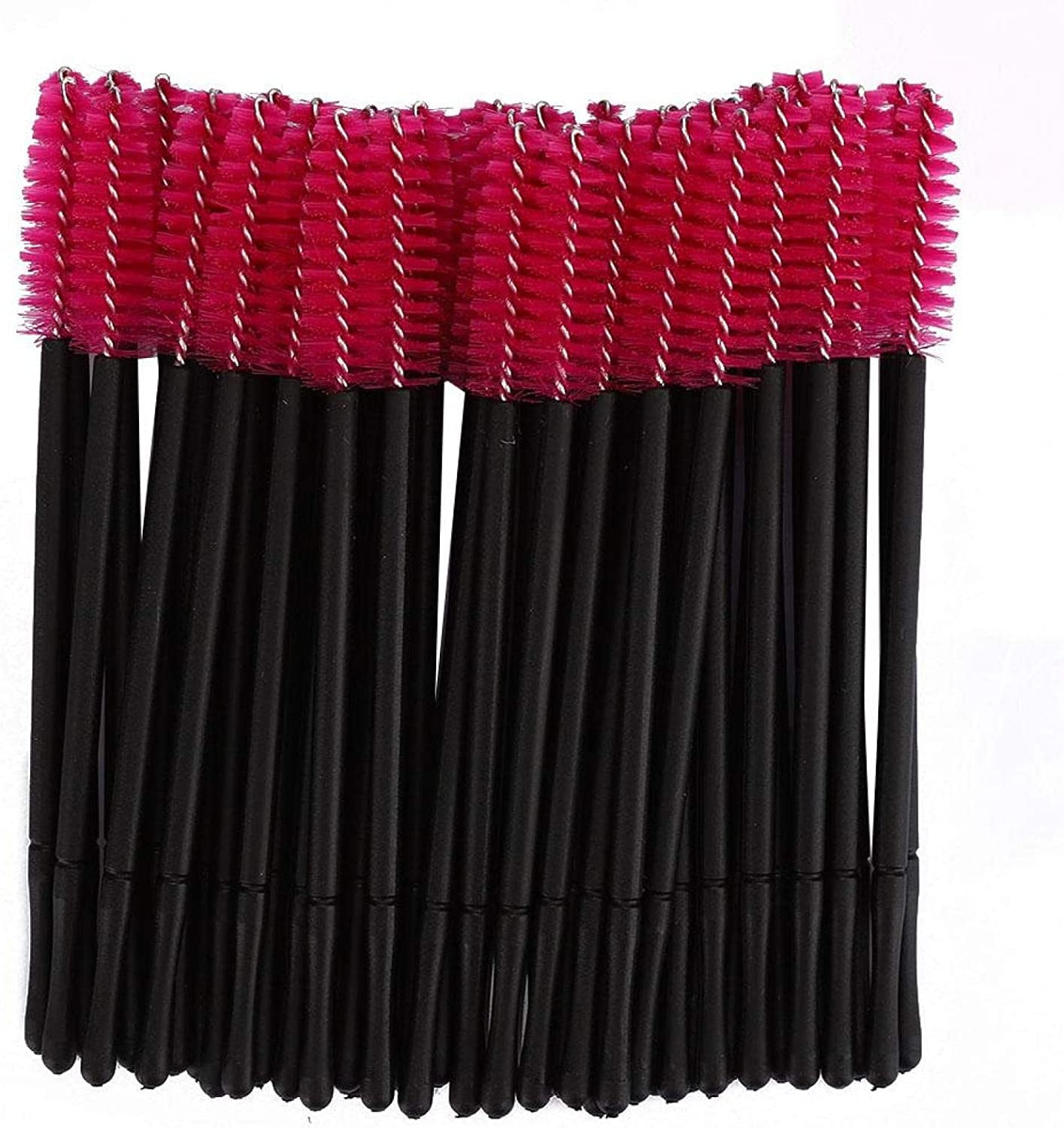 Eyelash Brushes Disposable 100 Pieces Mascara Brushes, Multicolored ...