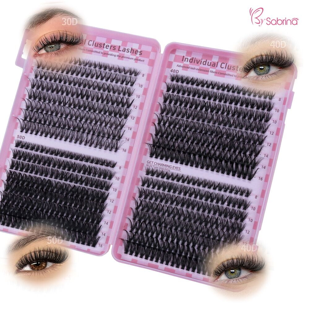 Eyelash Clusters 30D+40D+50D Individual Lashes 640Pcs Eyelash ...