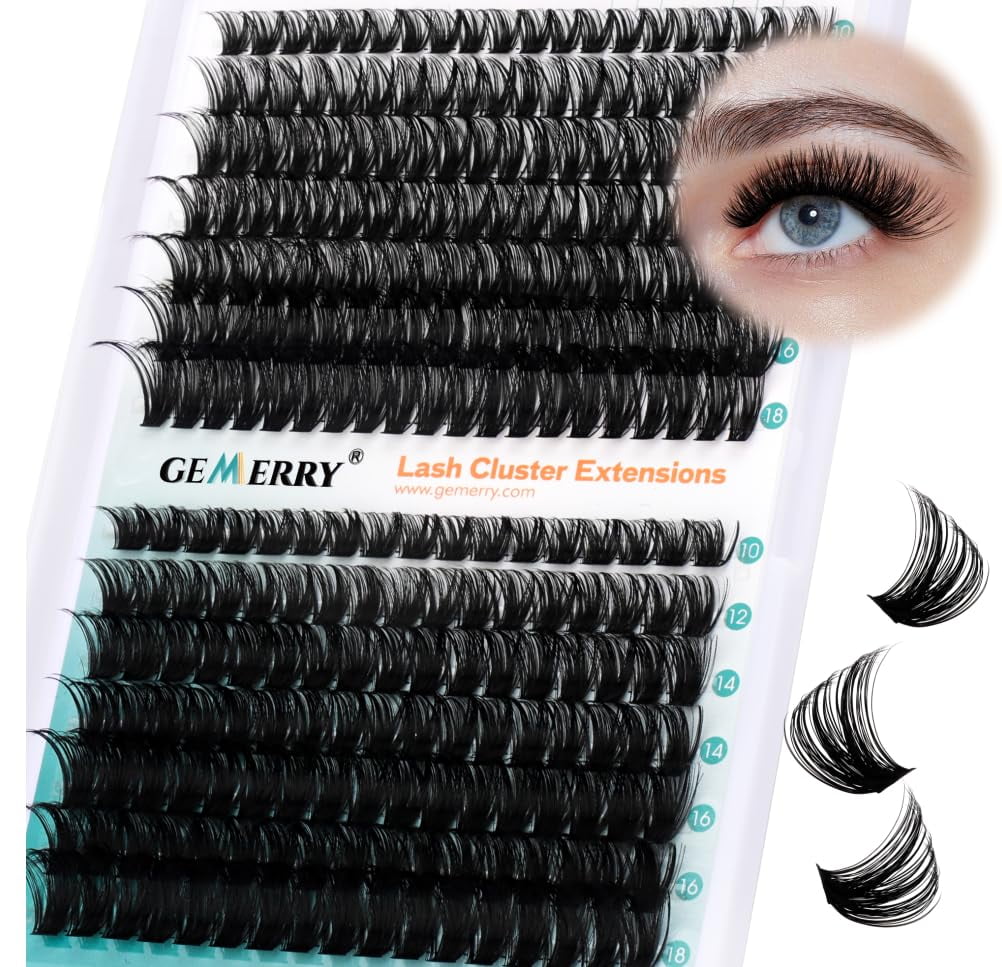 Eyelash Clusters Fluffy Lash SSF20 Clusters Thick 280pcs Cluster ...