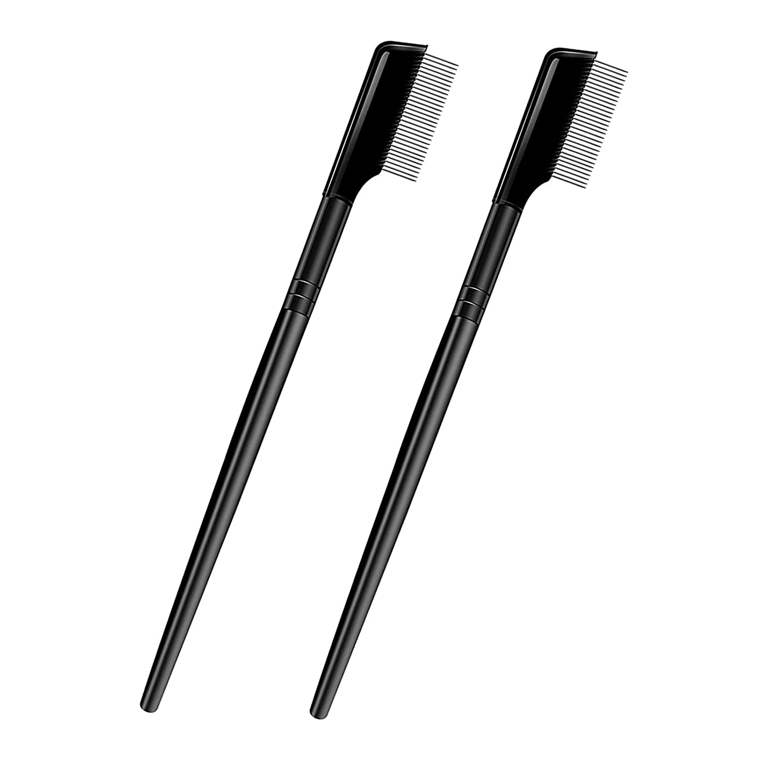 Eyelash Comb 2PCS Eyelash Brush Eyelash Separator Curler with Metal ...