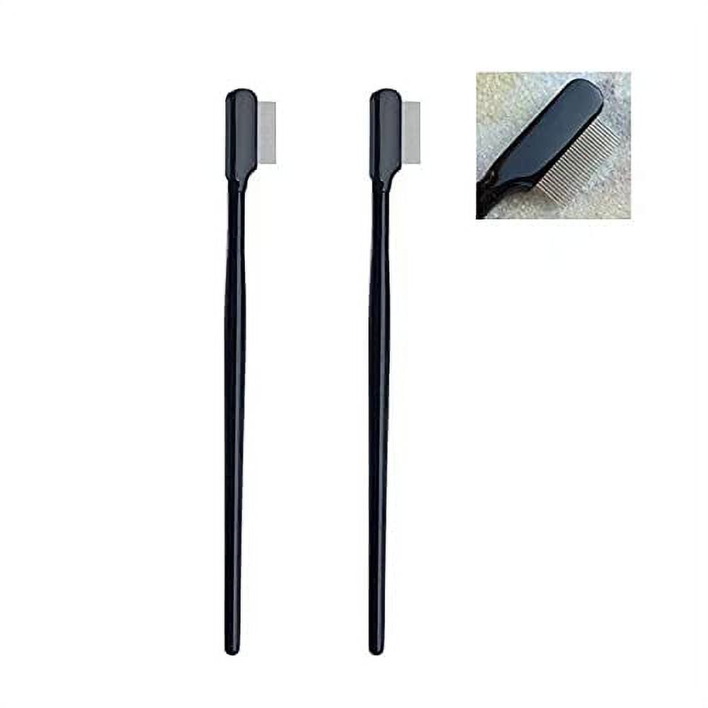 Eyelash Comb, Eyelashes Separator, Eyelash Grooming Brushes Metal Teeth ...