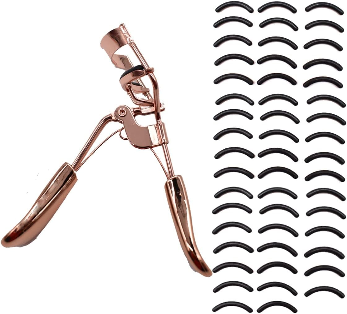 Eyelash Curle,Classic Lash Curler with 50 Refill Silicone Pads Fitting ... Eyelash Curle,Classic Lash Curler with 50 Refill Silicone Pads Fitting ...