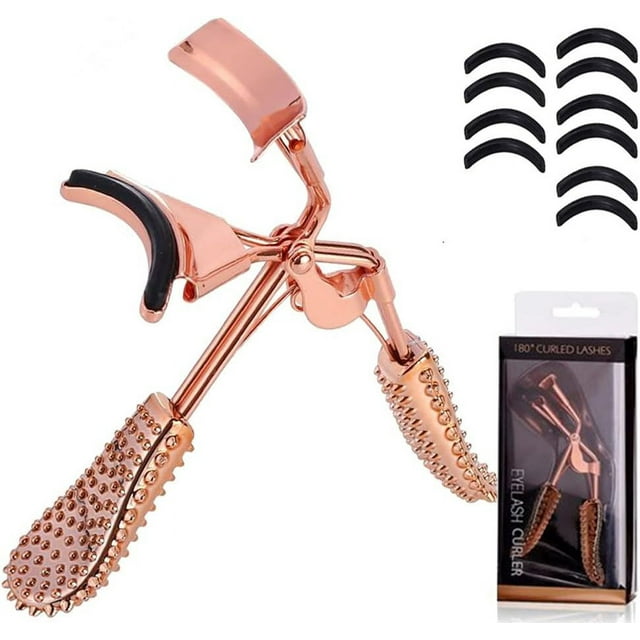 Eyelash Curler , Eyelash Curler with 10Refill Pads & Spring Loaded for ...
