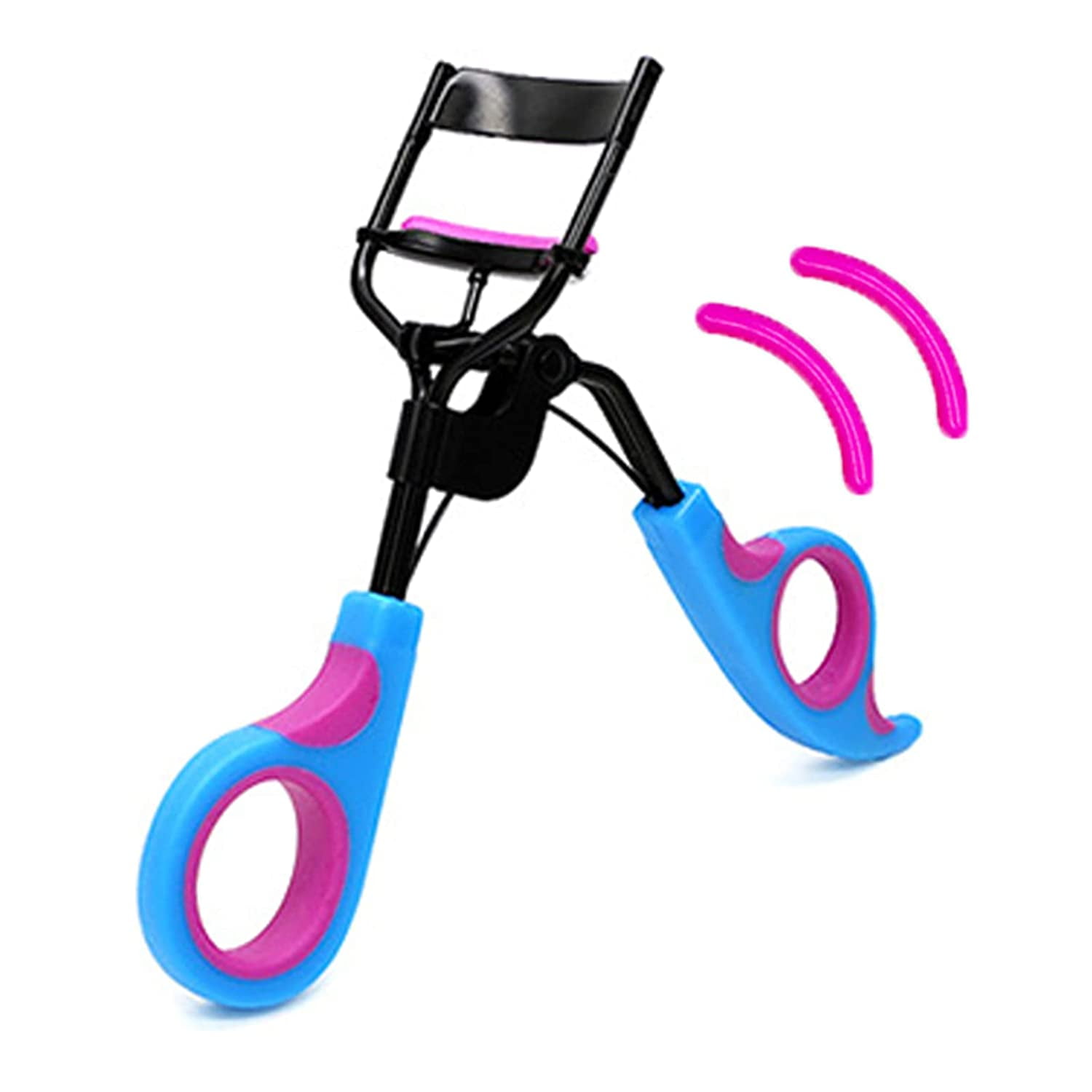 Eyelash Curler with Non-Slip Finger Grip, Longlasting Lash Curls for ...