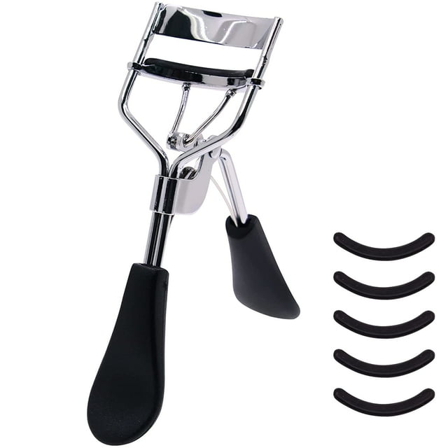 Eyelash Curler with Comfort Grip, Spring Loaded Natural Curler for ...
