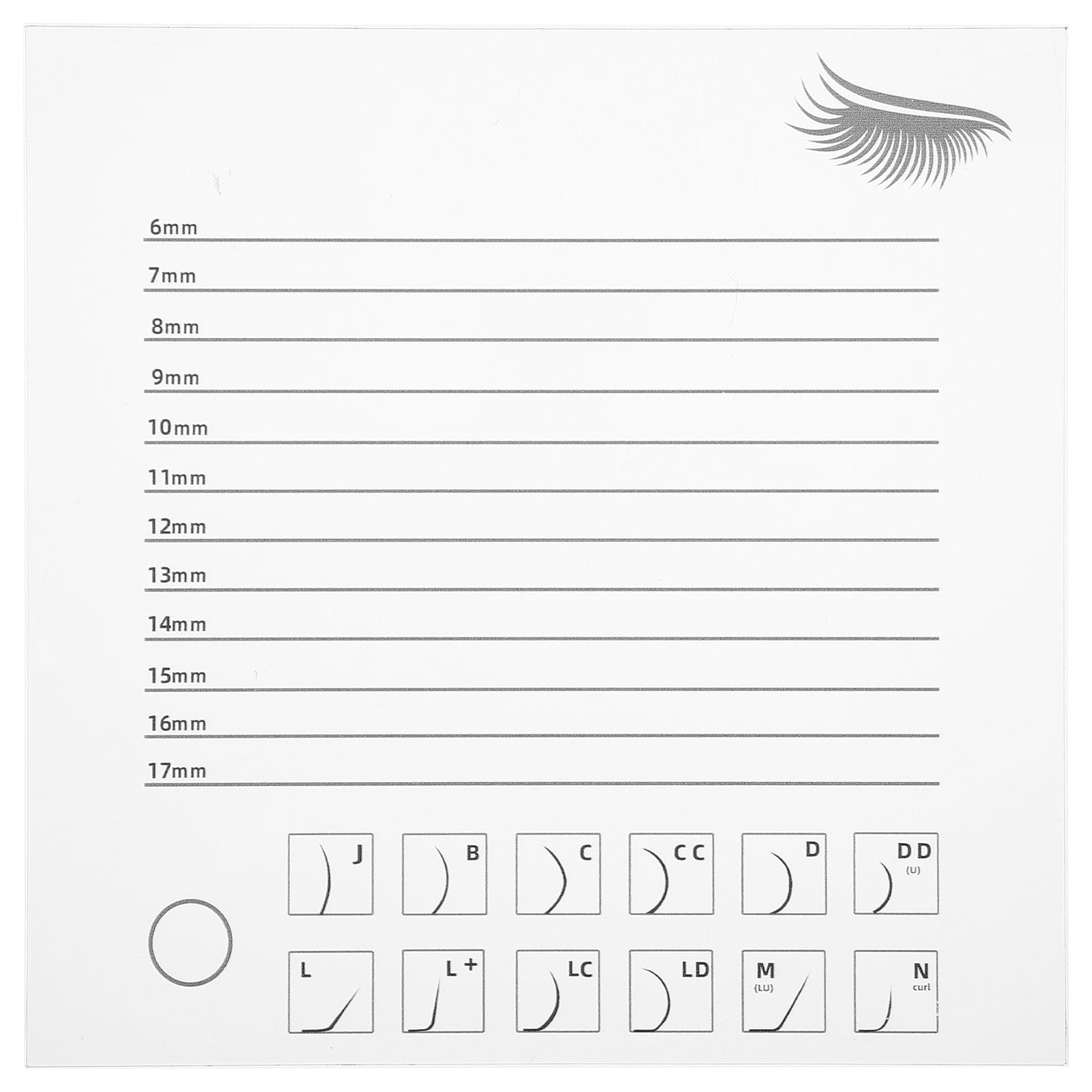 Eyelash Display Board False Eyelashes Holder Organizer Extension Tool ...