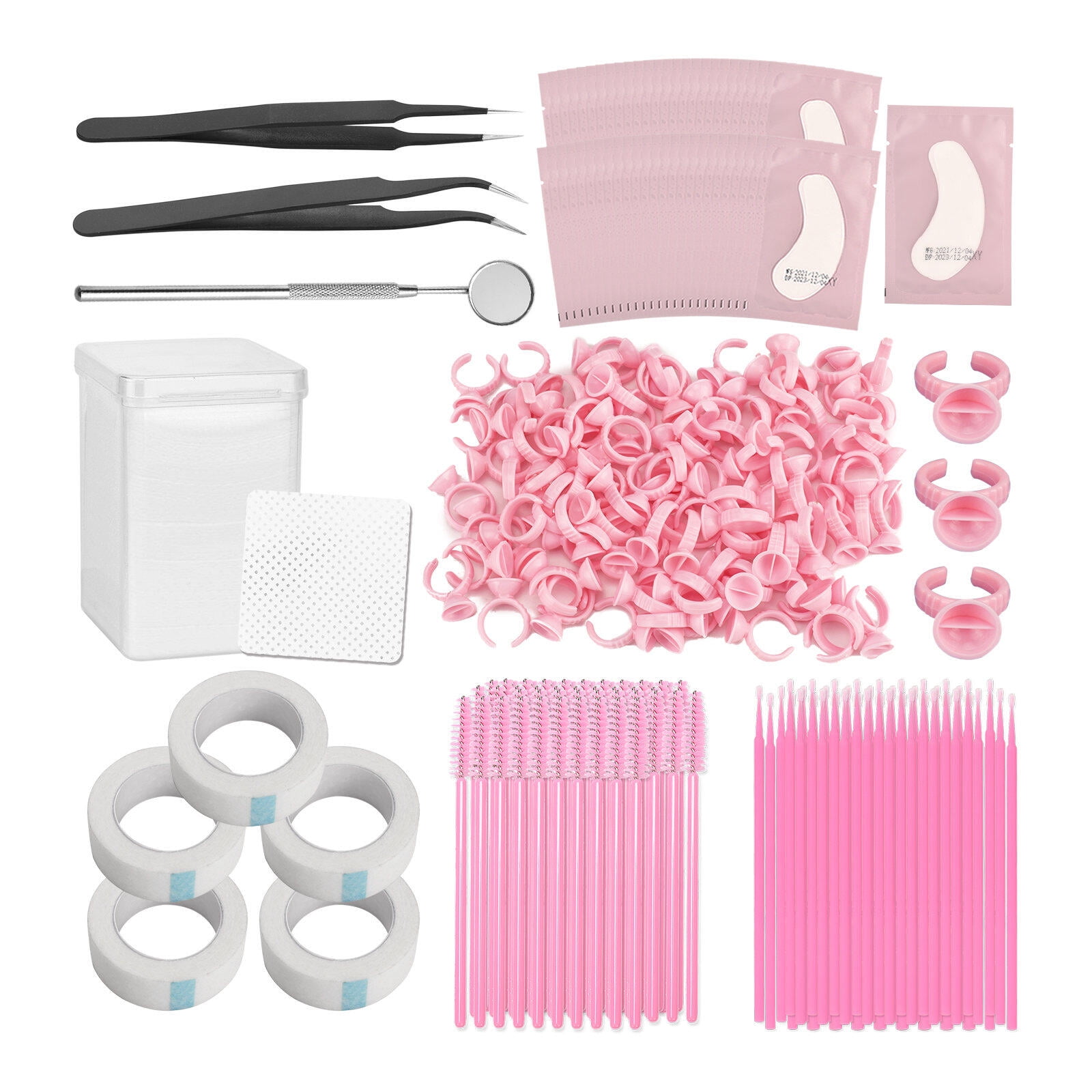 Eyelash Extension Kit False Lashes Extension Practice Set Eyelashes ...