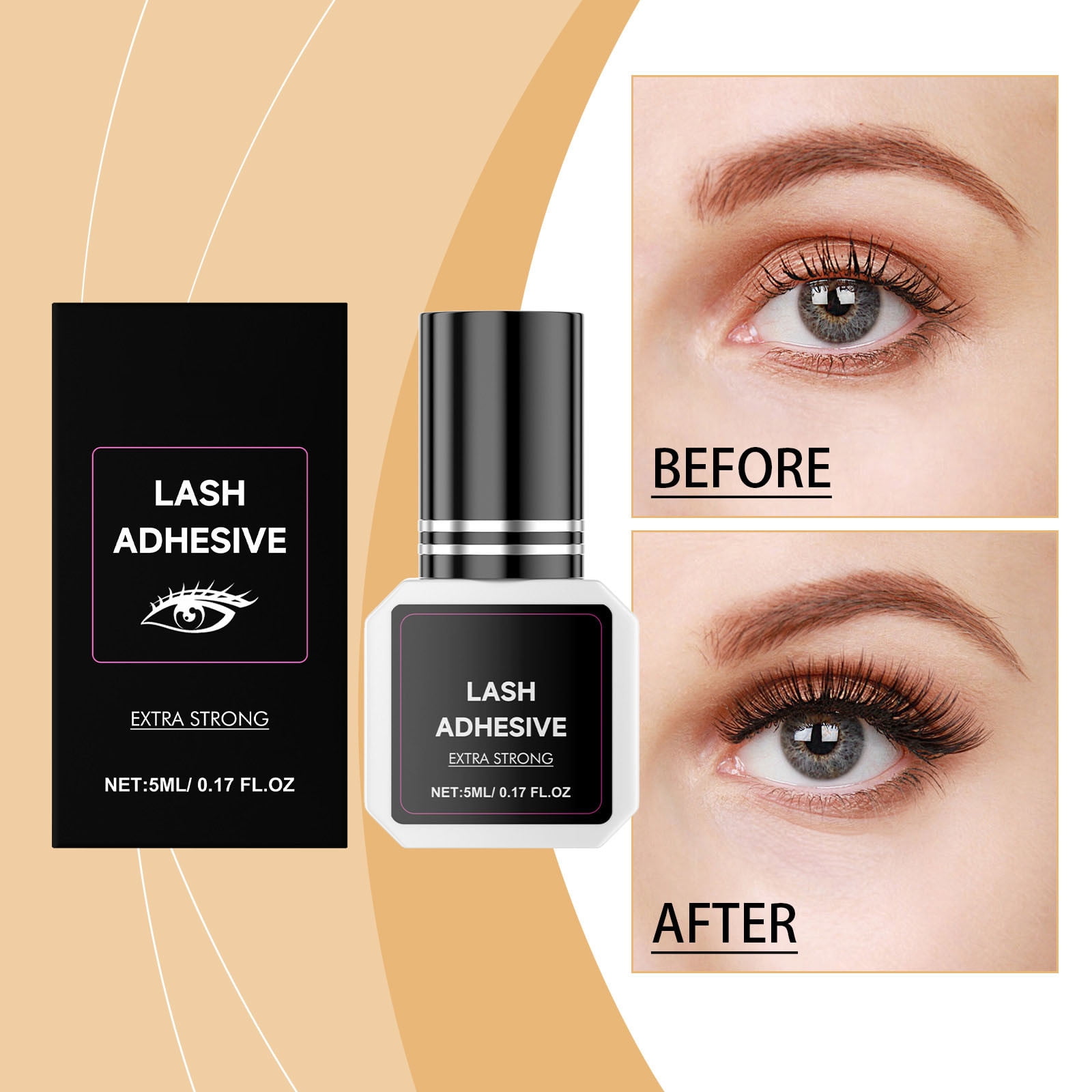 Eyelash Extensions Glue - Lash Extension Glue Extra Strong Professional ...