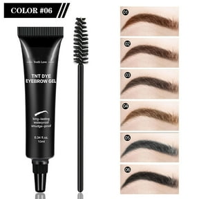 QICIY Semi Permanent Eyebrow Tint Gel, Waterproof Peel-Off Brow Gel ...