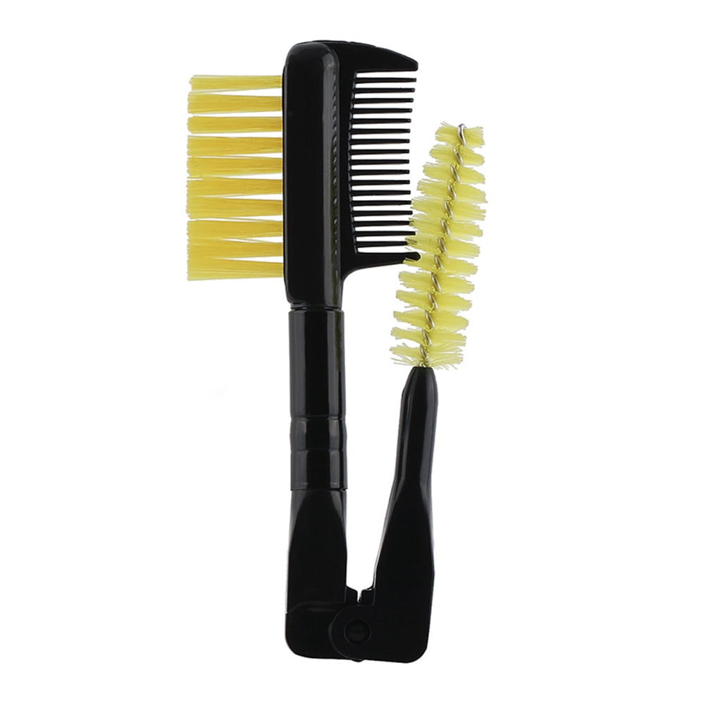 Eyelash Eyebrow Comb Makeup Brush Tool Mascara Wands Applicator Double ...