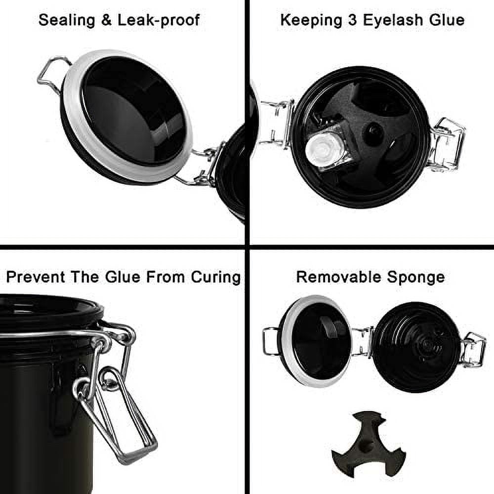 Eyelash Glue Storage Tank, Individual Adhesive Stand, Activated Carbon ...