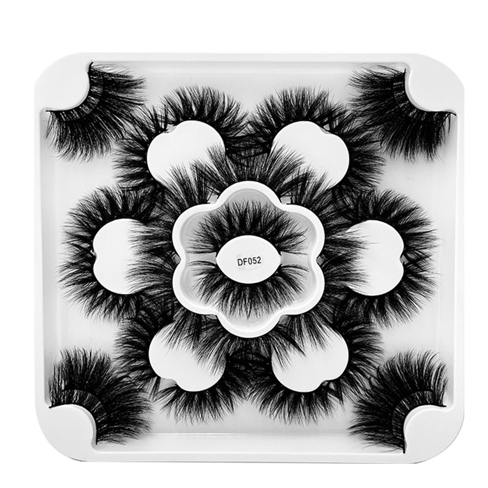 Eyelash Kits for Empty Trays 25mm 18mm Lashes Reusable Eyelashes 5d ...