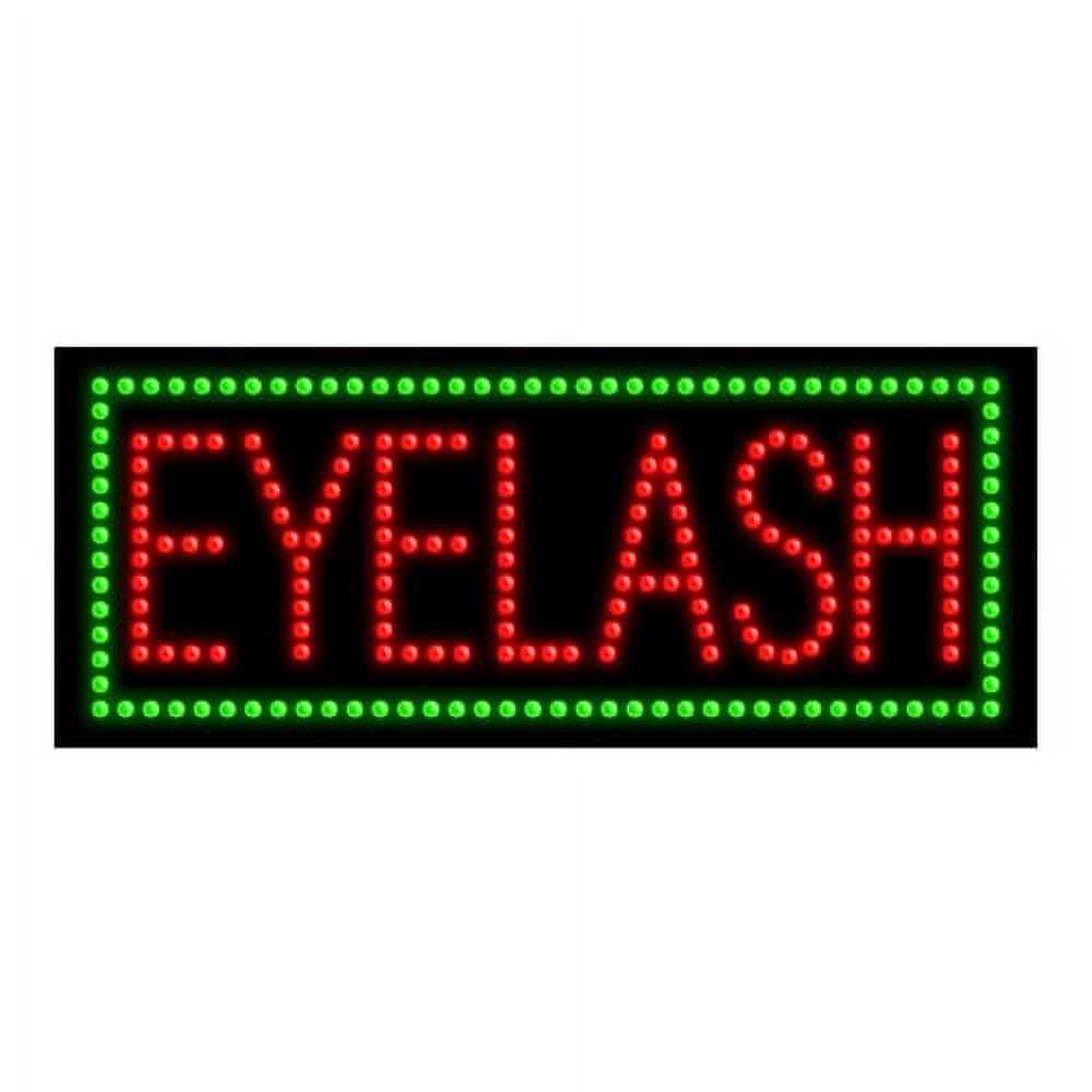 Eyelash-LED Dots Sign Made in USA - Walmart.com
