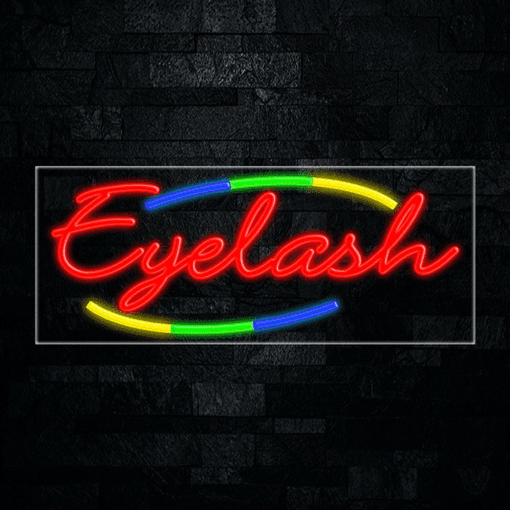 Eyelash-LED Neon Sign 30"L x 12"H #30792 - Walmart.com