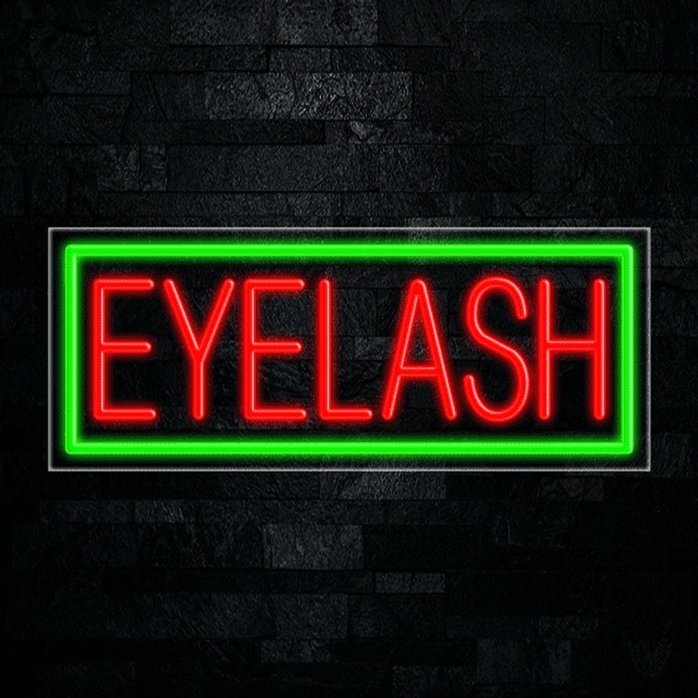 Eyelash-LED Neon Sign 30"L x 12"H #31042 - Walmart.com