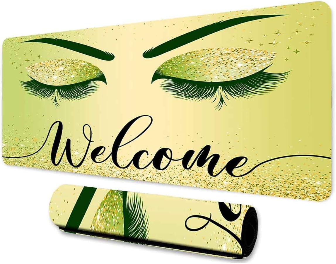 Eyelash Large Mouse Pad 31.5x11.8 Inches Beautiful Eyelashes Eyes ...