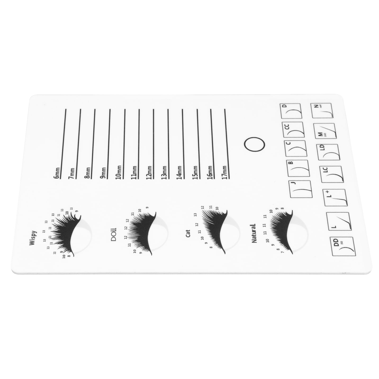 Eyelash Pallet Acrylic Grafting Display Board Stretcher for Extensions ...