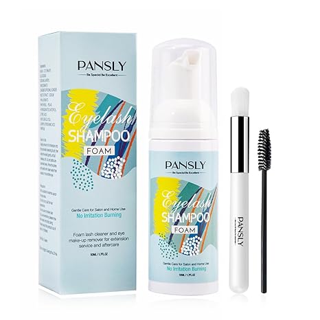 Eyelash Shampoo Foam, Foam Lash Cleaner and Eye Make-up Remover for ...