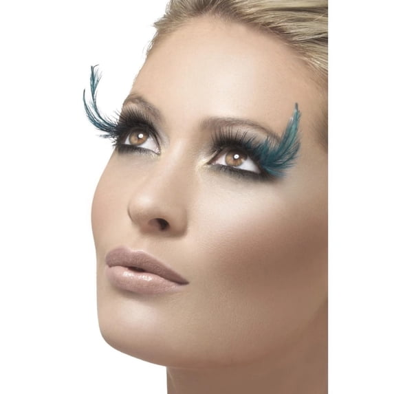 Eyelashes Adult Black Green Fever One Size Female Fancy Dress Party ...