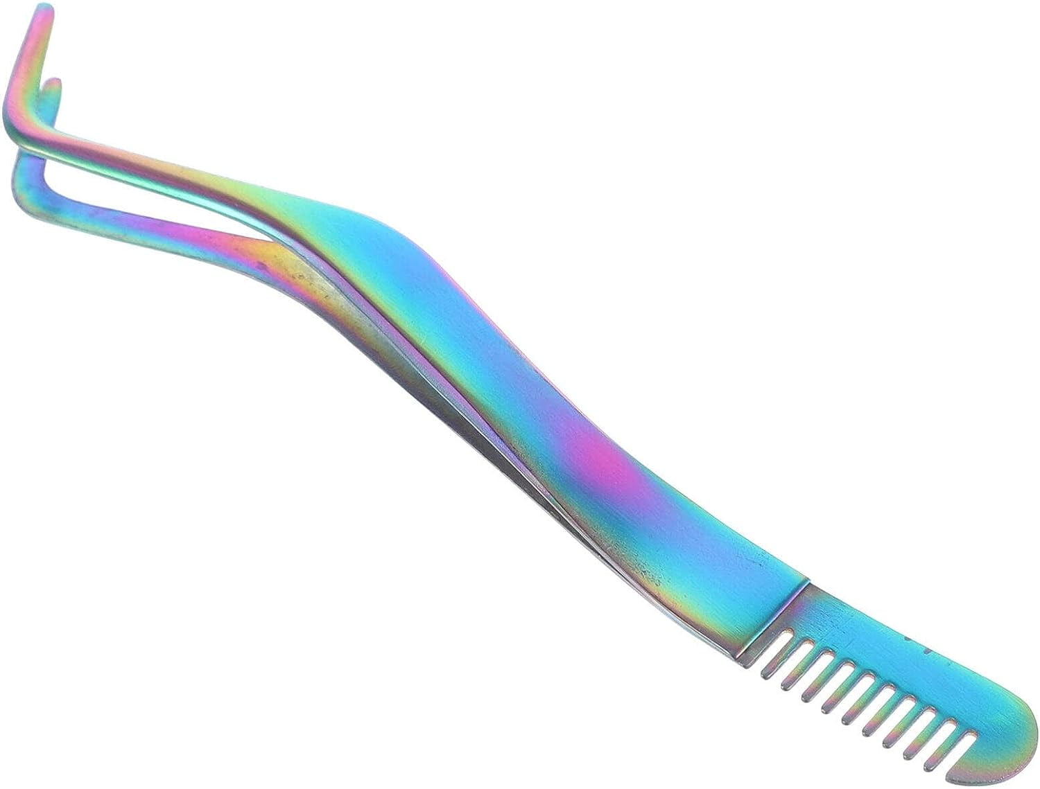 Eyelashes Comb Eyelash Extension Tweezers Eyelashes Extension Tweezer Stainless Steel Nipper ...
