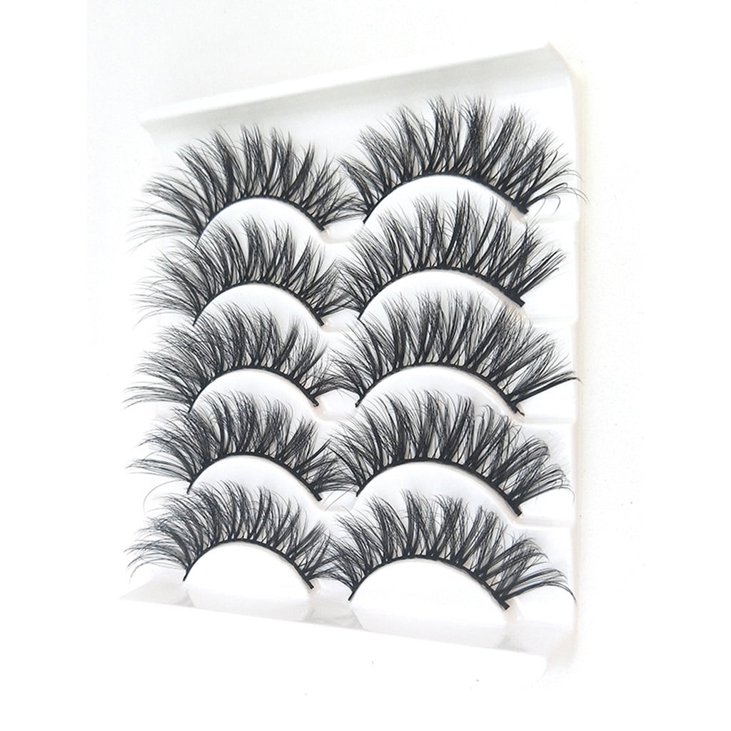 Eyelashes Makeup Eyelashes Extension Kit Luxury Makeup 5Pair 3D False ...