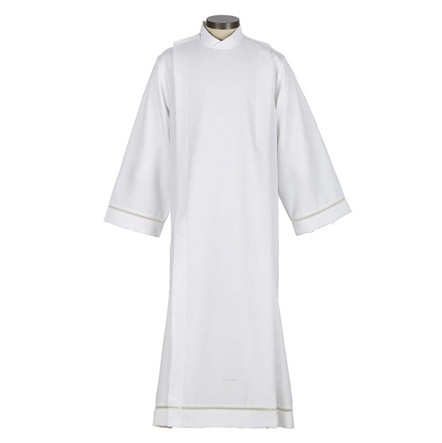 Christian Brands Church Eyelet Edged with Embroidered Cross Front Wrap ...