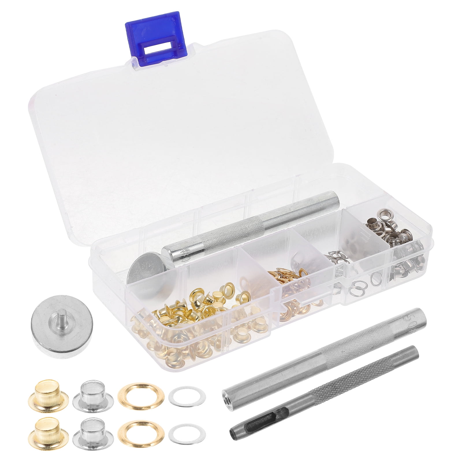 Eyelet Kit Gold and Silver Clothing Grommets Eyelets Sewing Projects ...