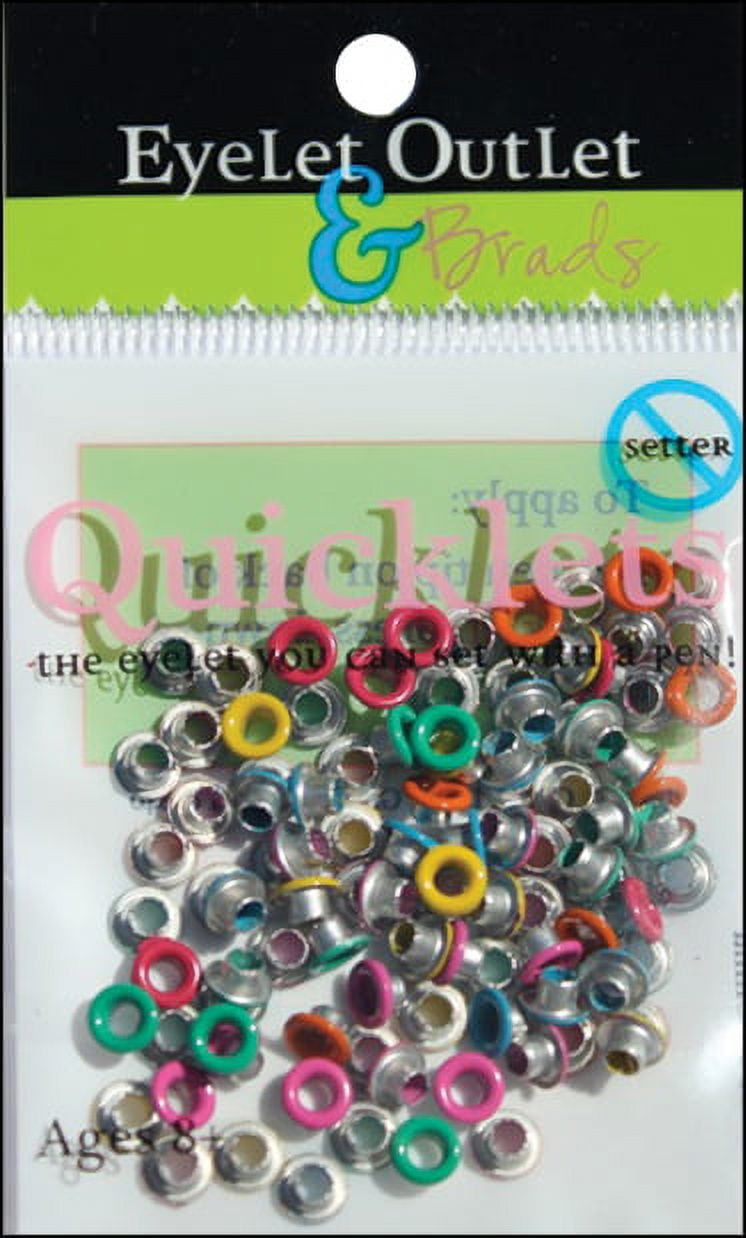 Eyelet Outlet Quicklets Round 84/Pkg-Summer 2 - Walmart.com