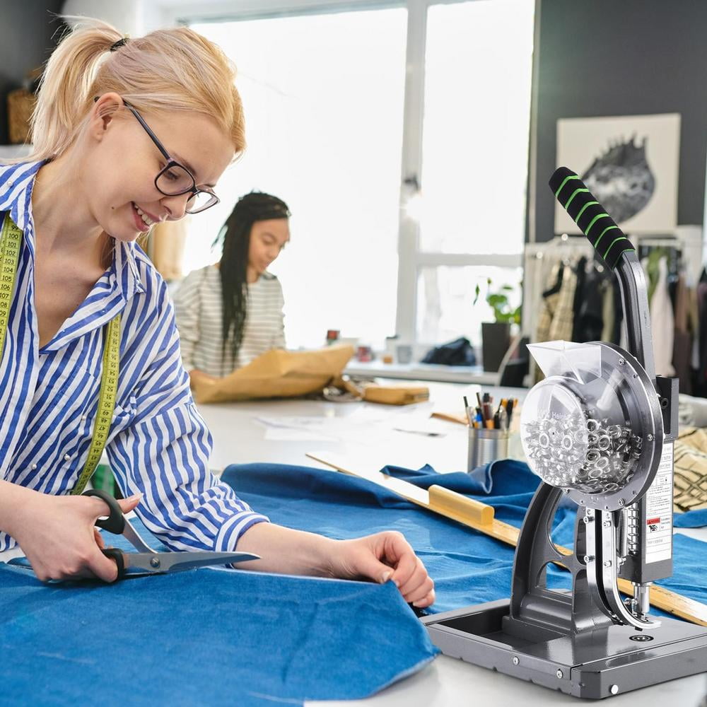 Eyelet Press Punch Machine, Manual Aluminum Heavy Duty Grommet Machine ...