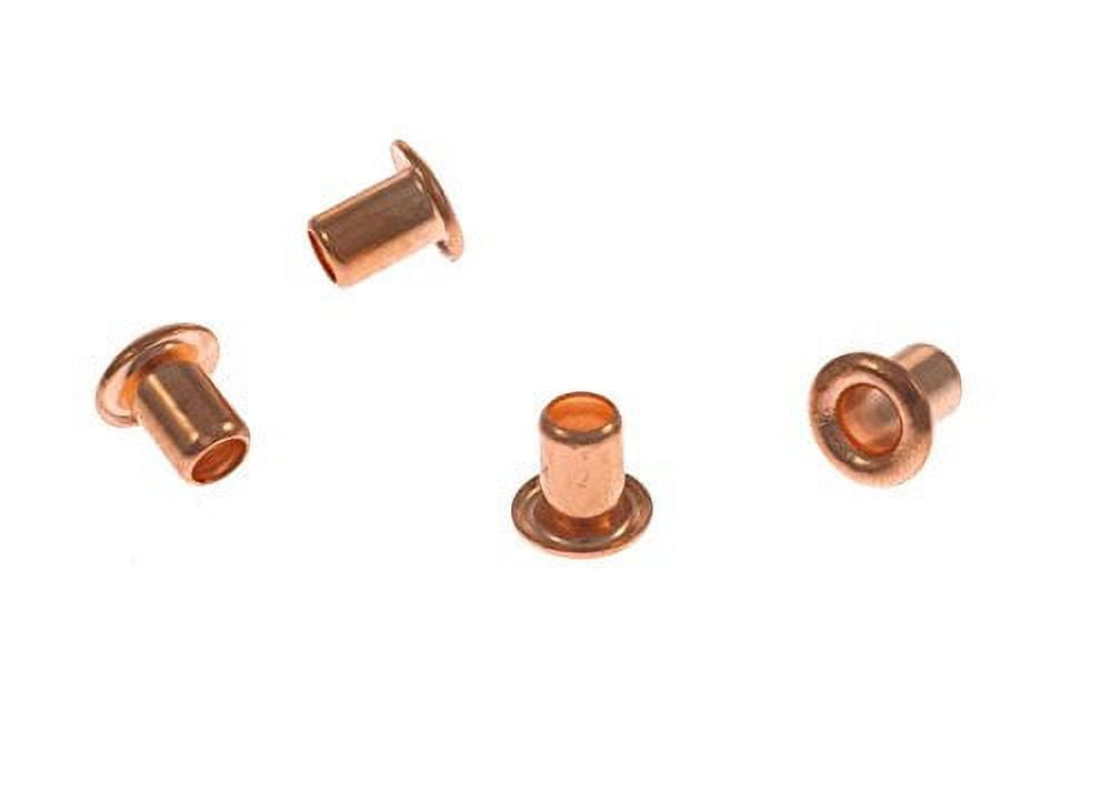 Eyelet Rivets 1/8" Copper Plated (24-Pcs) - Walmart.com