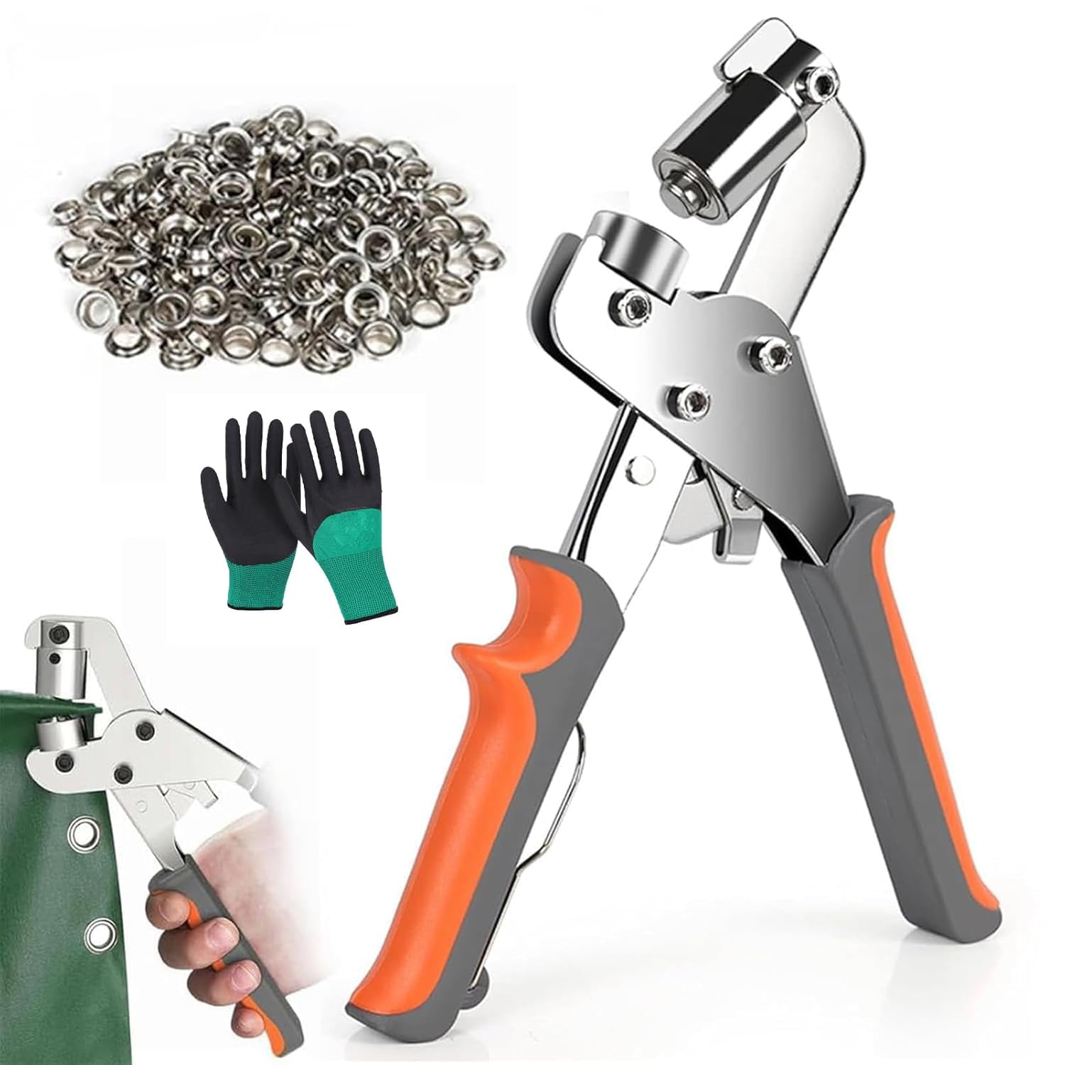 Eyelet Setter Tool, Portable Eyelet Setter Tool, Heavy Duty Eyelets ...