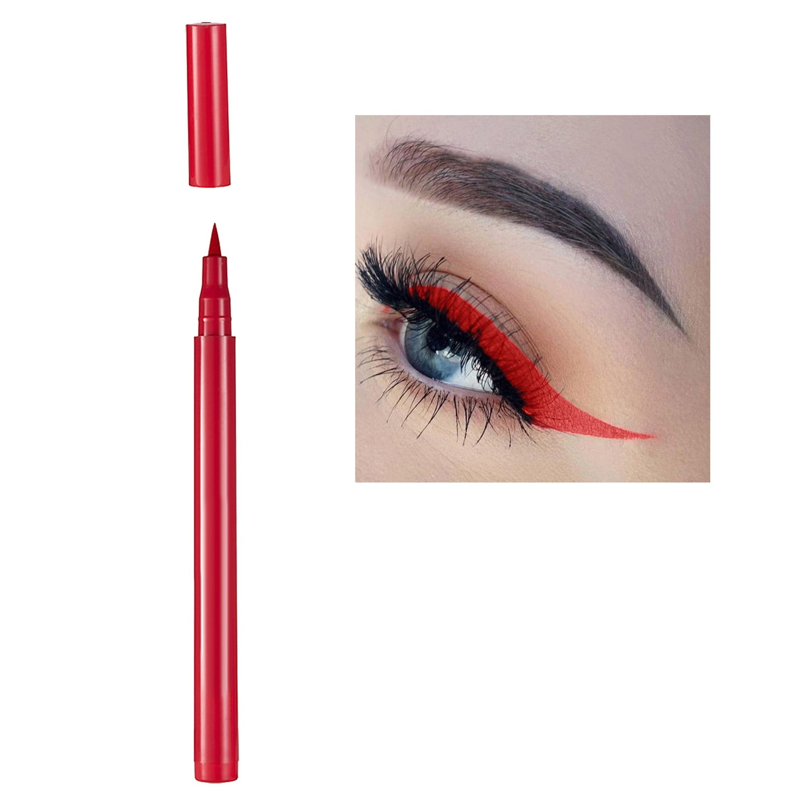 Eyeliner Pencil 12 Color Liquid For Eye Makeup Long Lasting Rainbow