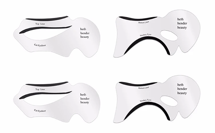 Eyeliner Stencils Winged Eyeliner Stencil Models Template Shaping Tools ...