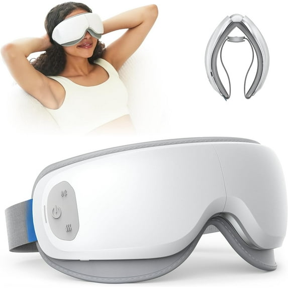 Eyeris Zen Ultra-Quiet Eye Massager with Heat, Lightweight Heated Eye ...