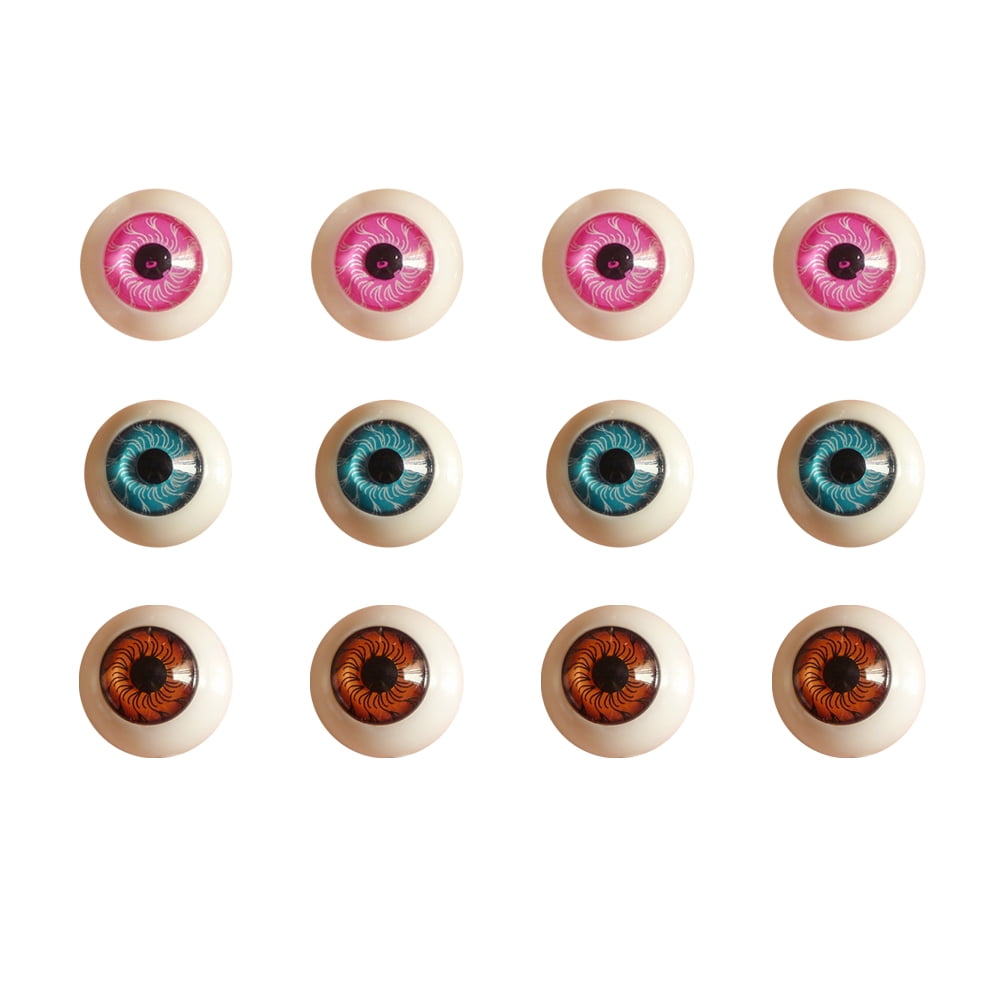 Eyes Doll Eyeballs Fake Diy Halloween Craft Round Animal Crafts Eye ...