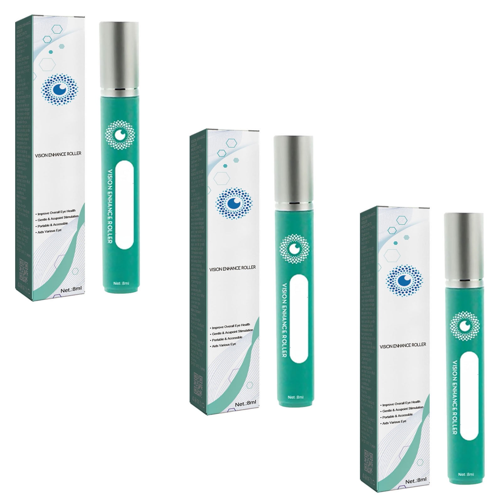 Eyes Enhance Roller, Eye Massage Roller for Tired Eyes, 8ML Nourishing ...