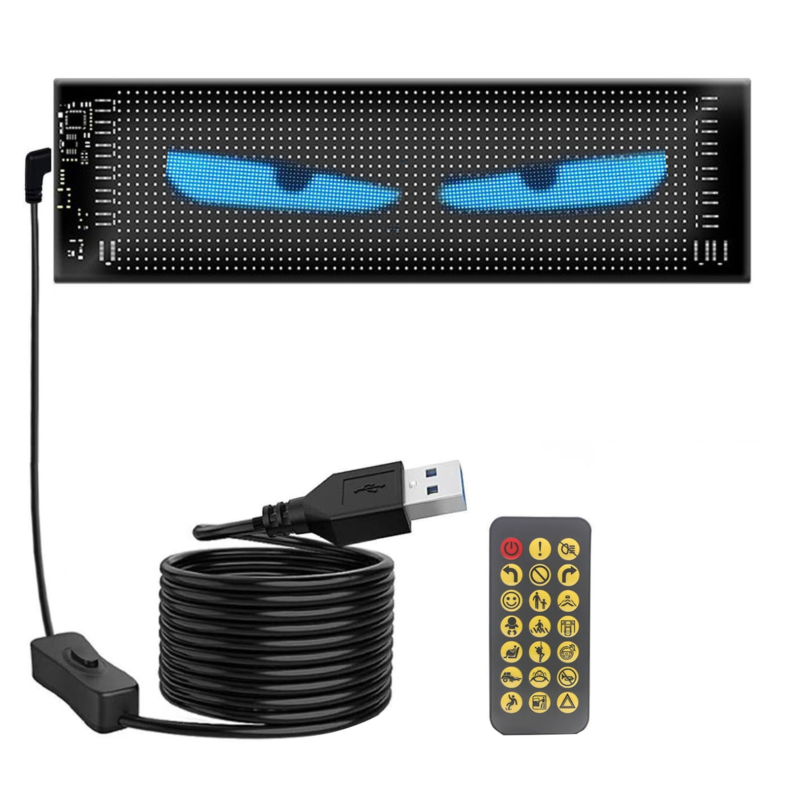 Eyes Light for Cars LED Eyes for Trucks, LED Display Programmable LED ...