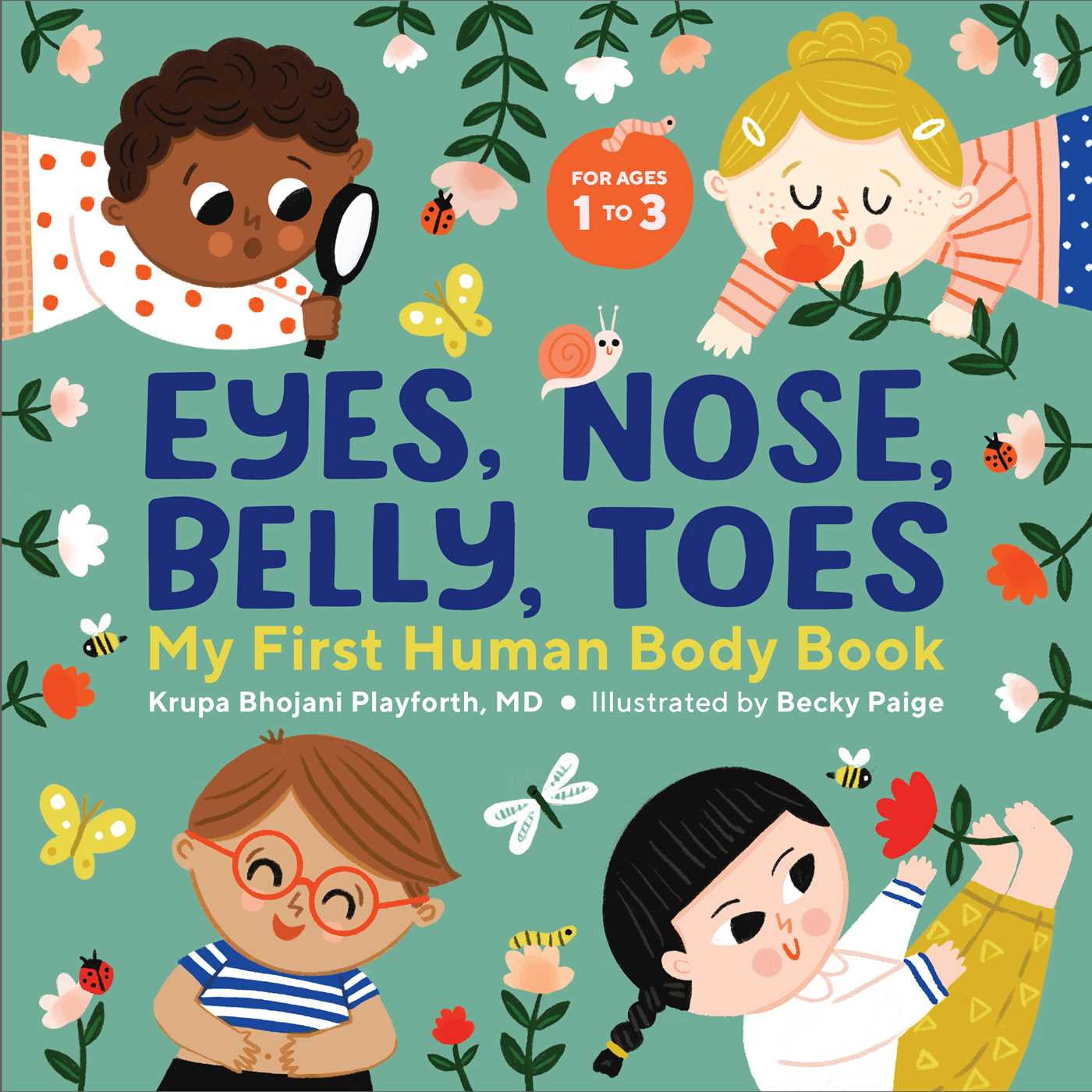 Eyes Nose Belly Toes My First Human Body Book Hardcover