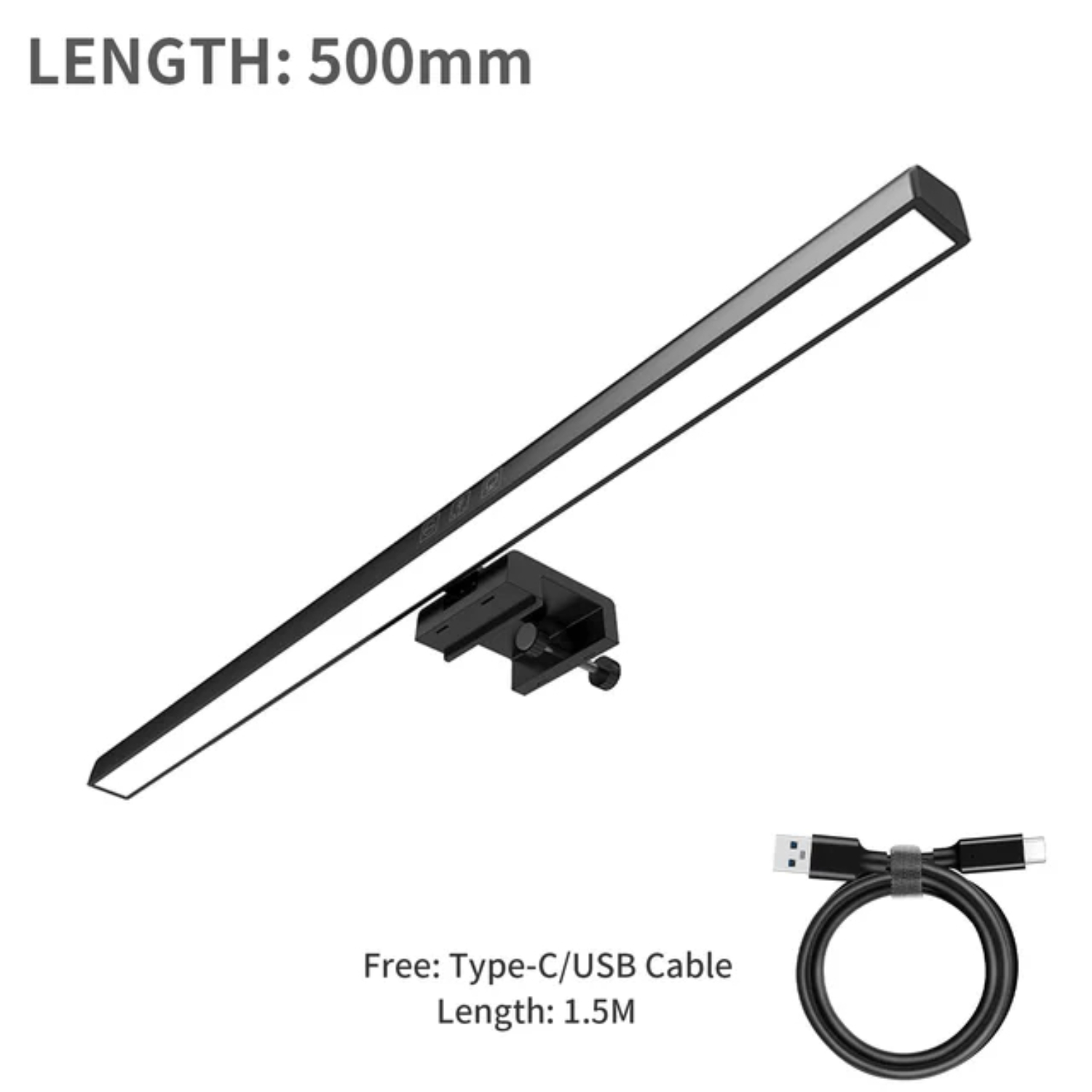 33CM/50CM Computer Monitor Light Hanging Light Eyes Protection USB Type ...