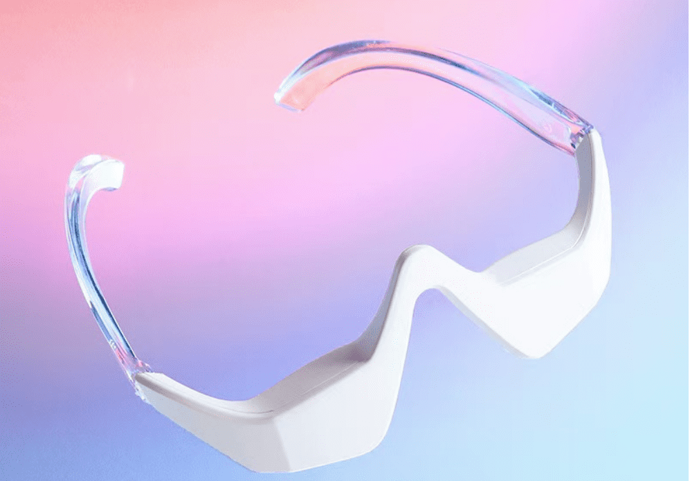Under Eyes Red Light Therapy Massager Glasses,Microcurrent Eye face led ...