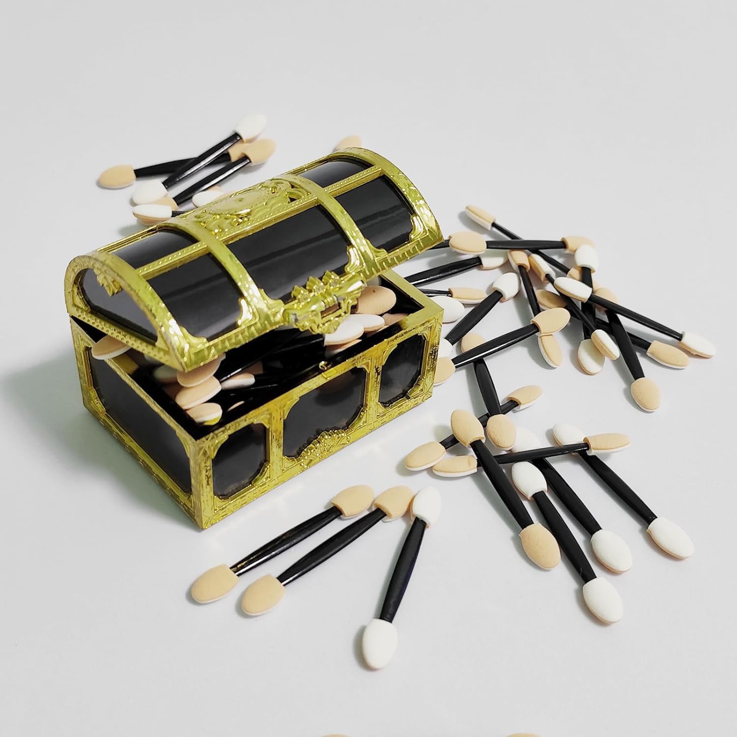 Eyeshadow Applicators, 50pcs Dual Sides Eye Shadow Sponge Applicators ...