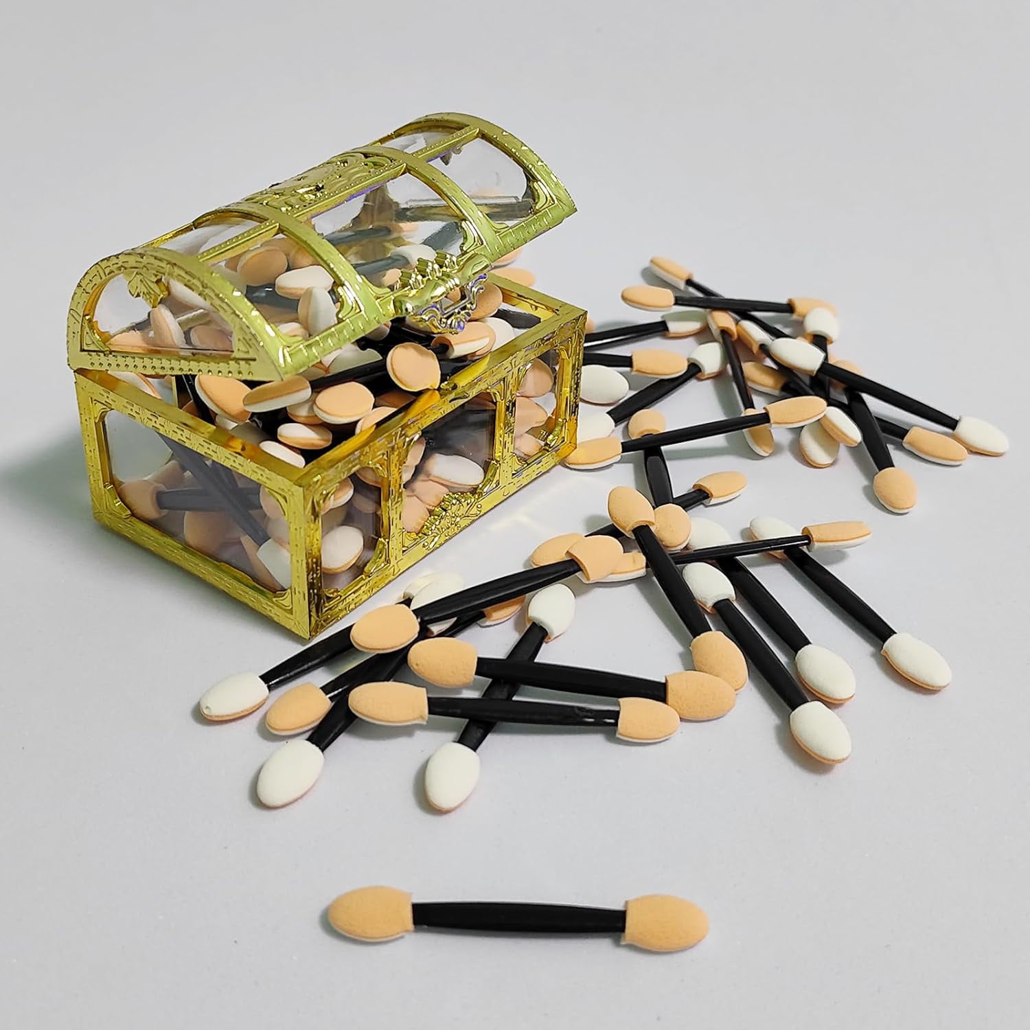 Eyeshadow Applicators, 50pcs Dual Sides Eye Shadow Sponge Applicators ...