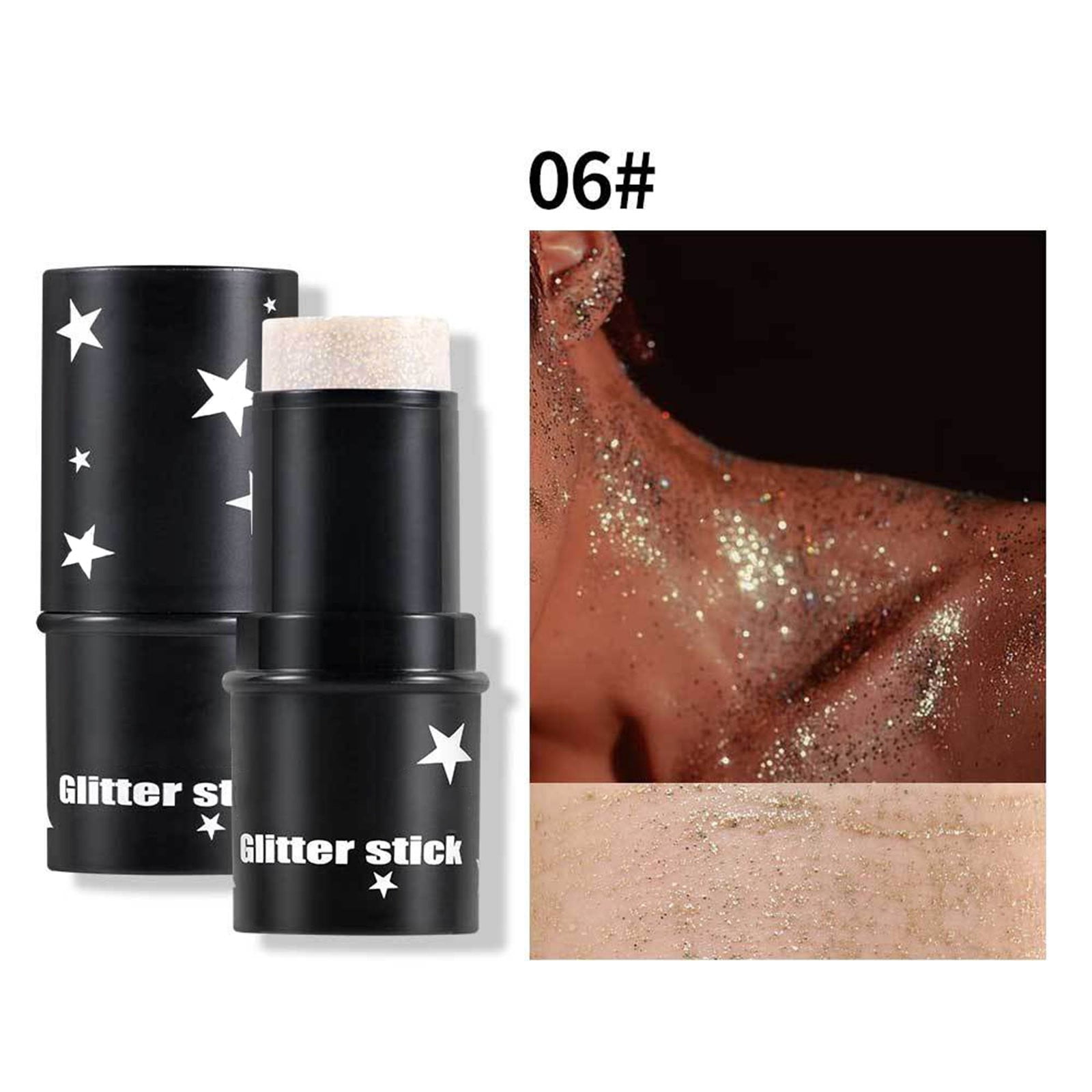 Eyeshadow Palette 8 Colors Body Glitter Gel for Body Face Hair Lip ...