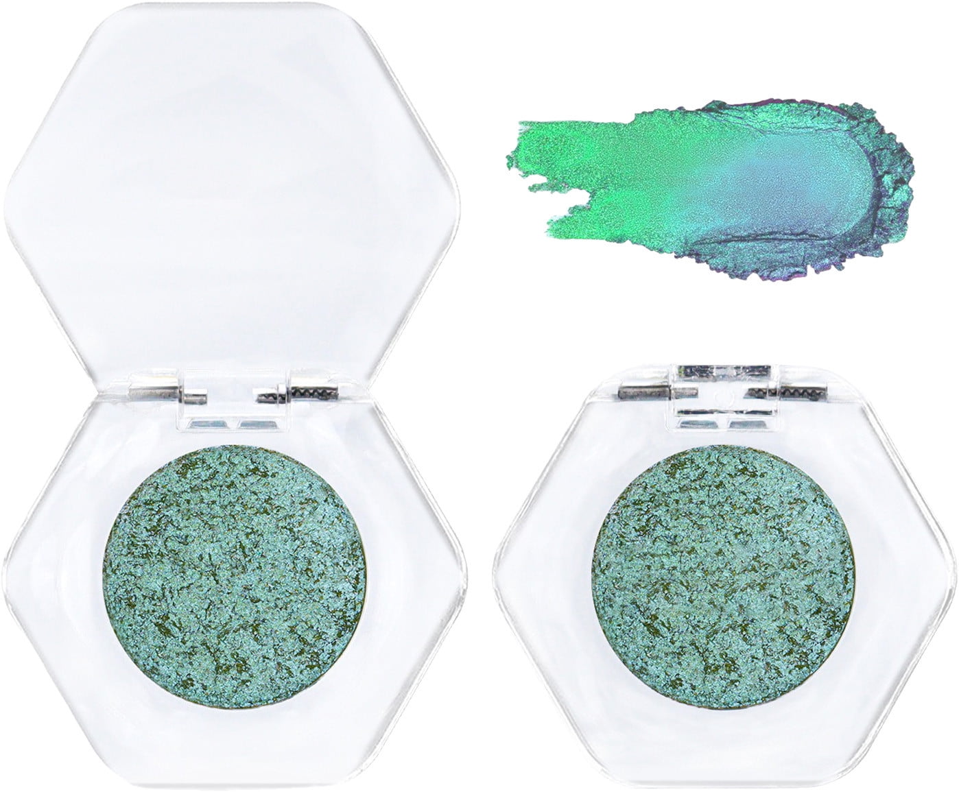 Eyeshadow Palette,Color Changing Loose High Pigment Rainbow Eyeshadow ...