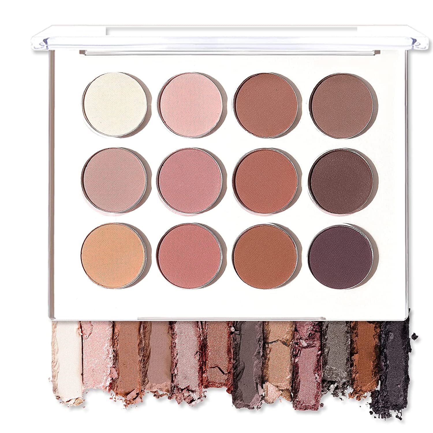 Eyeshadow Palette Metal Nude Matte Shimmer Smoky Makeup Eye Shadow Pallet Neutral Pallets